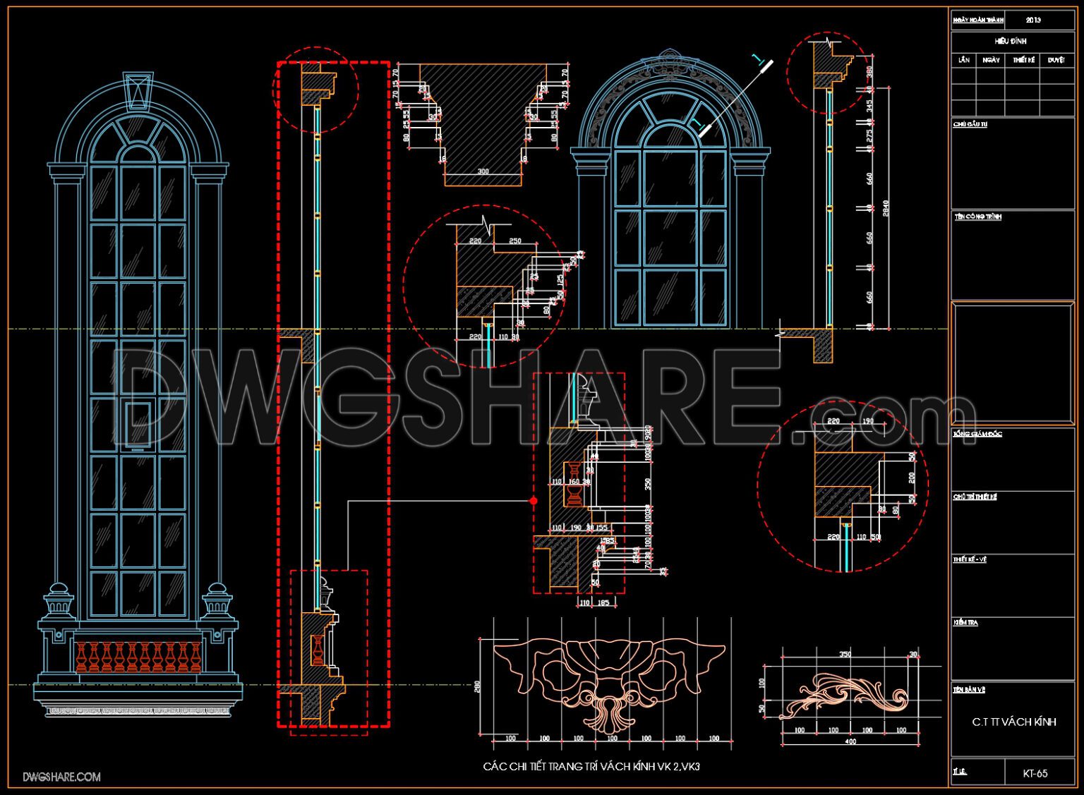 126.Classical Architectural details Blocks free download