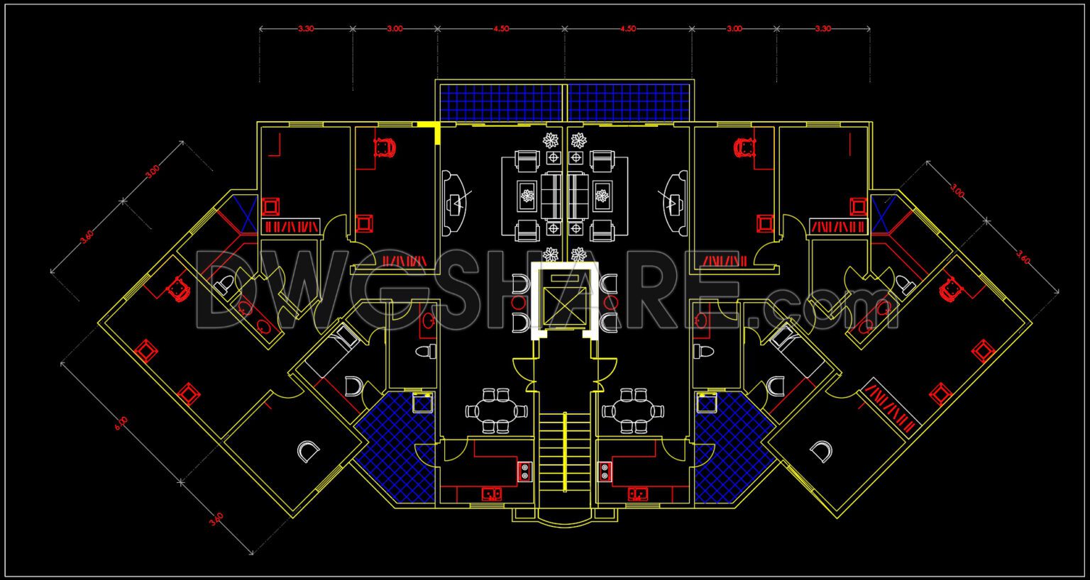 Apartment Autocad Plans, Free Cad Drawings Download – SIKY