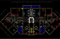 245. Free download sample apartment floor plan CAD drawings