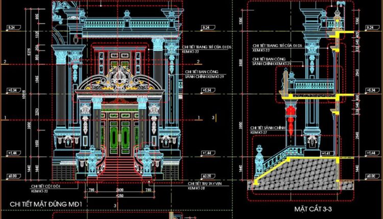 129.Classical Architectural details Blocks free download - Free Cad ...