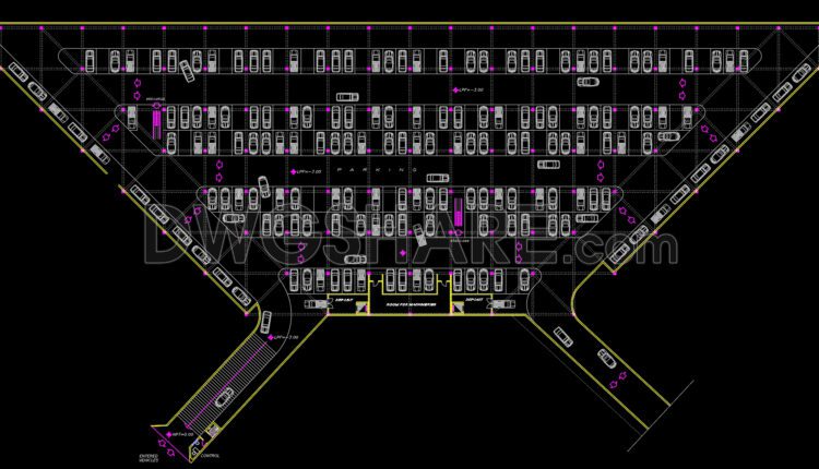 2. Autocad Drawing Of Parking For Free Download - Free Cad Blocks ...