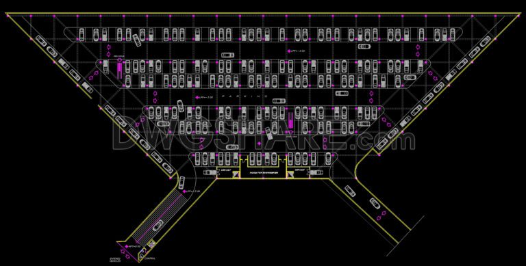 2. Autocad Drawing Of Parking For Free Download