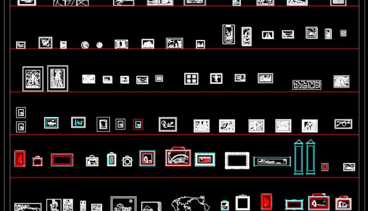 204.CAD Blocks Furniture for Living room - Free Cad Blocks, download ...