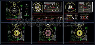 22.Autocad Drawings Of Asian Temple For Download