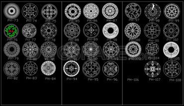 235. Paving Design CAD Blocks