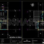 3-Story House Plans Details AutoCAD File 8.8m x13.4m - Free Cad Blocks ...