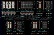 79.Door Jambs and Stone Fixing Details AutoCAD File DWG