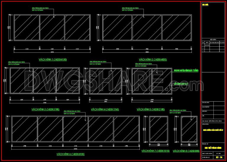 381.Free cad blocks Detail windows DWG download