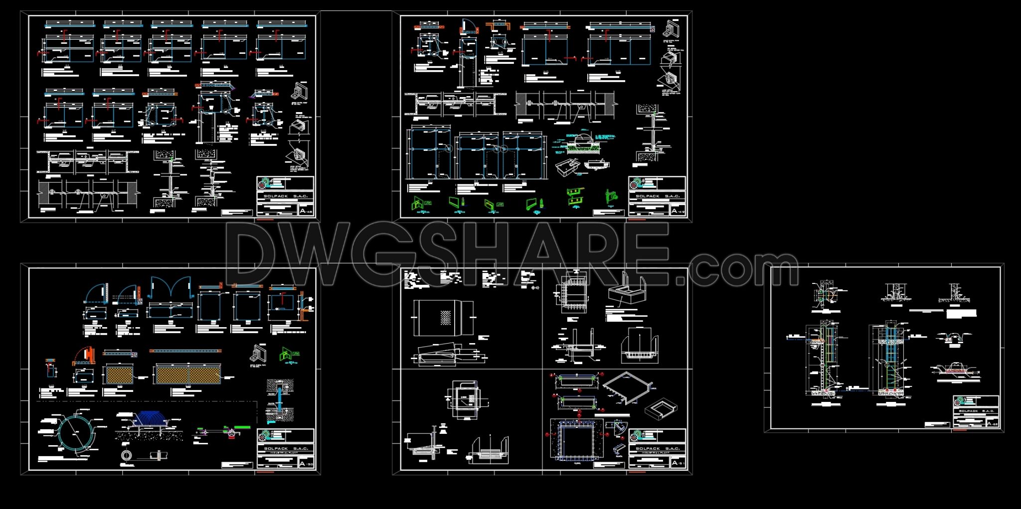 45.Autocad Drawings Of Complete Industrial Plant Project Plans For Download