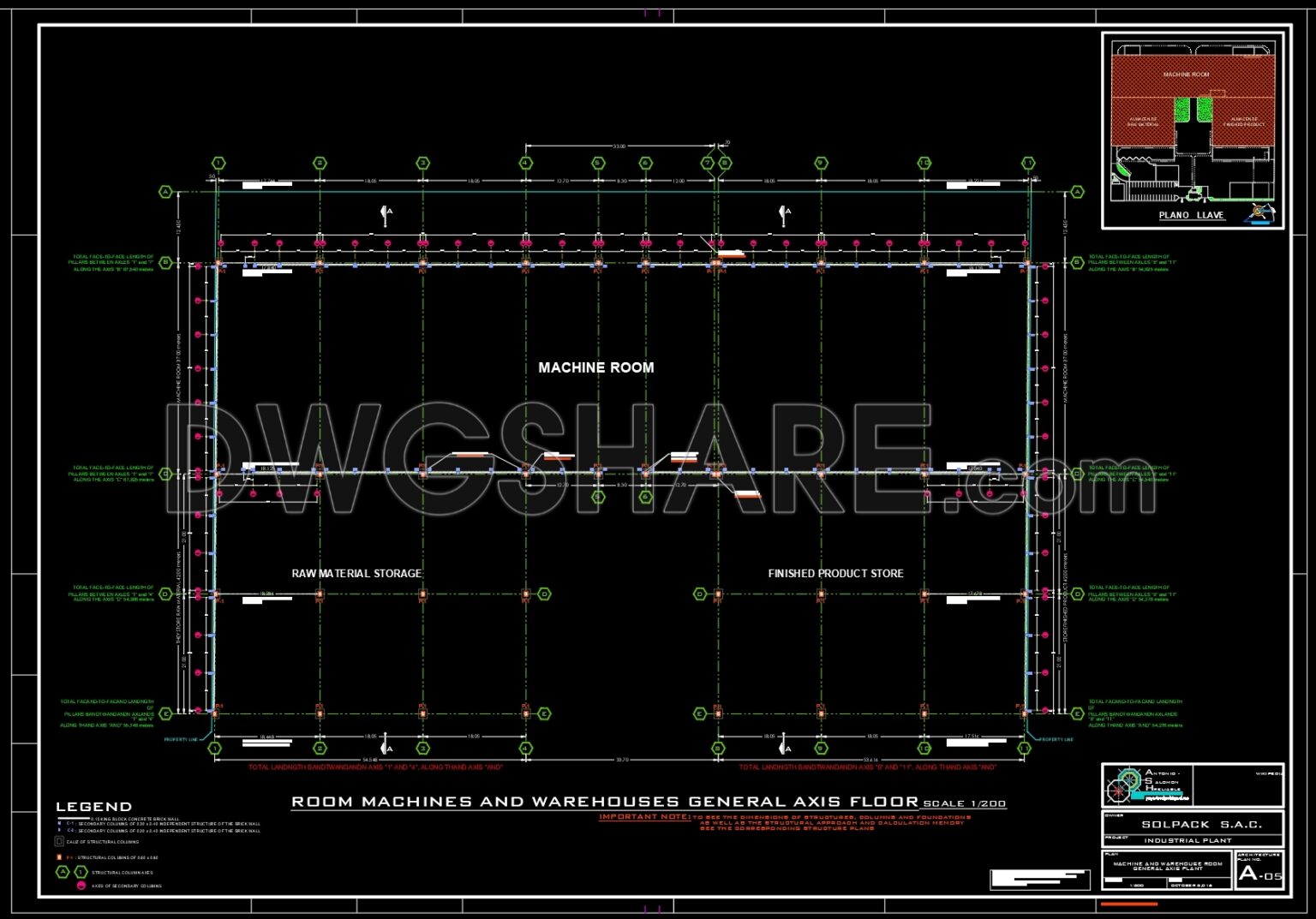 45.Autocad Drawings Of Complete Industrial Plant Project Plans For Download