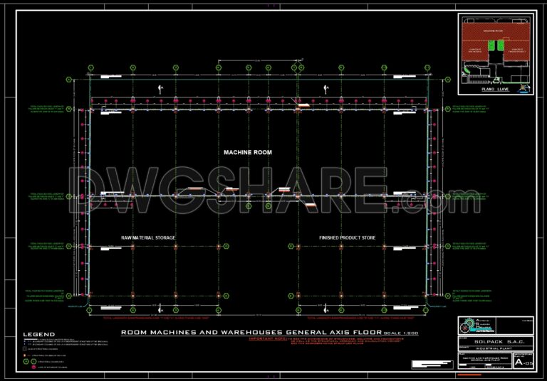45.Autocad Drawings Of Complete Industrial Plant Project Plans For Download