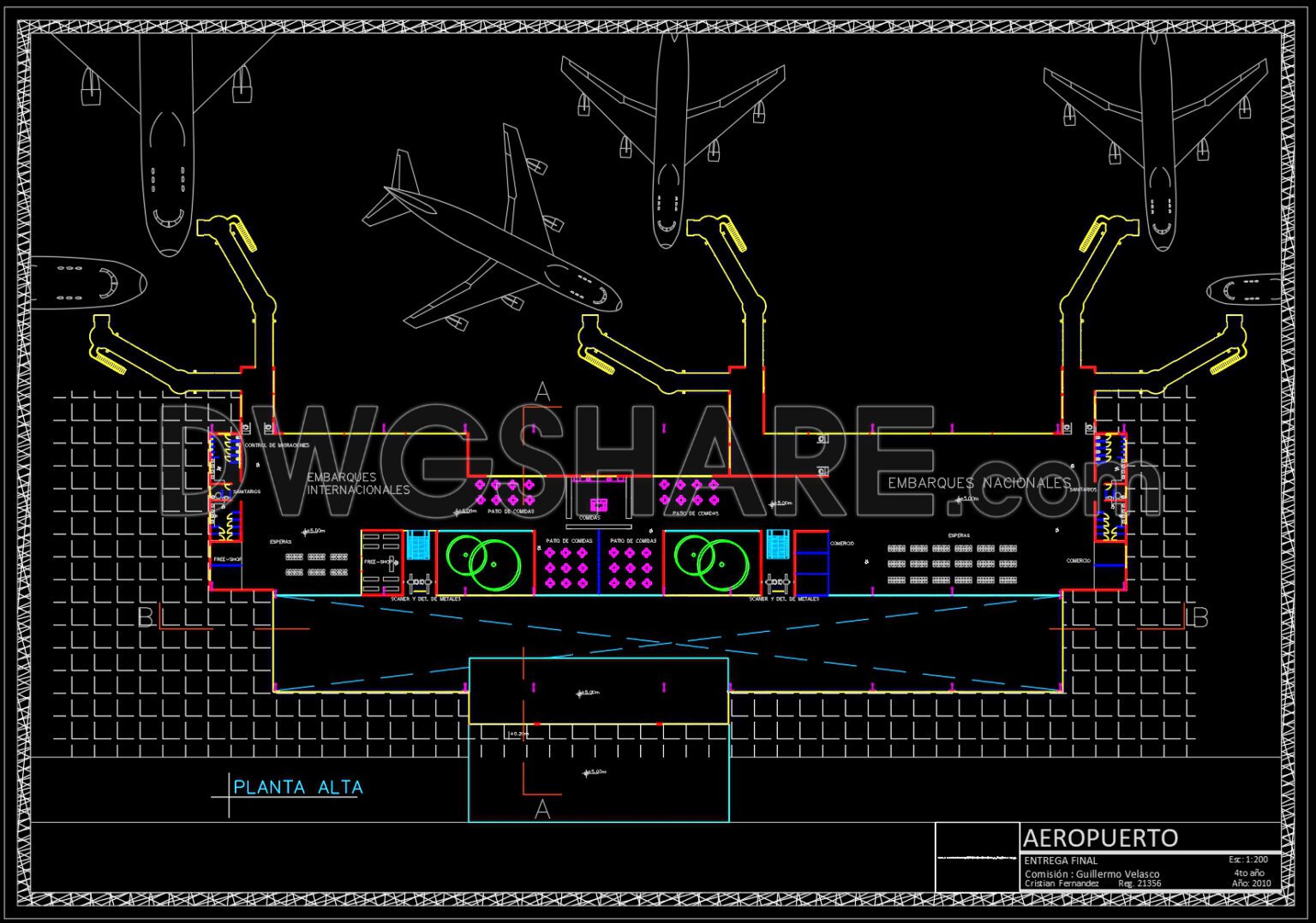 67.Autocad Drawings Of Airport Design For Download