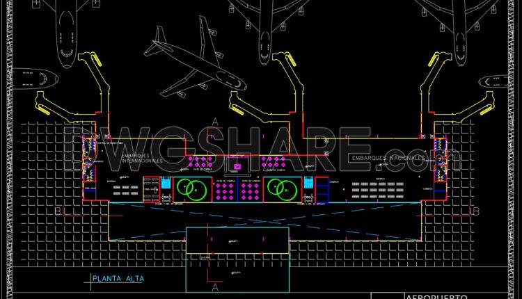 67.Autocad Drawings Of Airport Design For Download - Free Cad Blocks ...