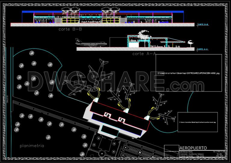67.Autocad Drawings Of Airport Design For Download