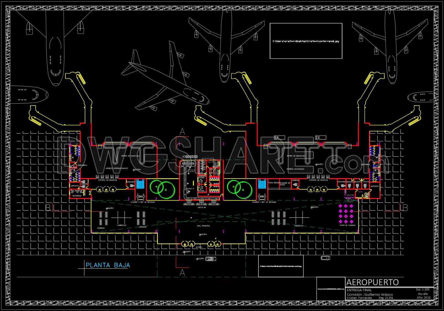 67.Autocad Drawings Of Airport Design For Download
