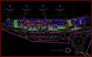 68.Autocad Drawings Of Airport Design For Download