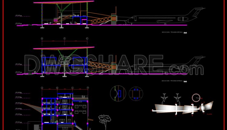 68.Autocad Drawings Of Airport Design For Download - Free Cad Blocks ...