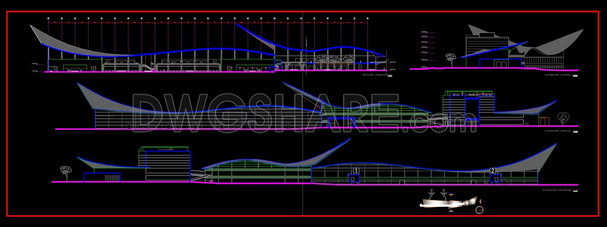68.Autocad Drawings Of Airport Design For Download