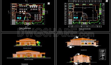 Restaurants - Free Cad Blocks, download DWG models for architects ...