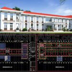 Autocad Drawings Of 2-Story Hospital A Complete Project 23×54m For ...