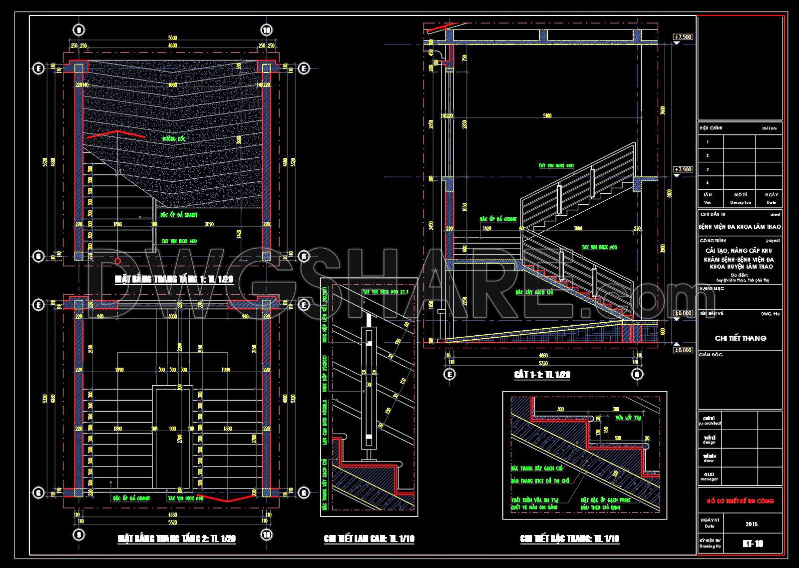 Autocad Drawings Of 2-Story Hospital A Complete Project 23×54m For ...