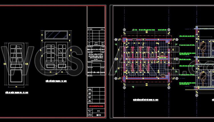 Autocad Drawings Of 2-Story Hospital A Complete Project 23×54m For ...