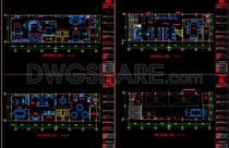 49. Free Download of CAD Floor Plan Design for a 3800m2 Wedding Restaurant