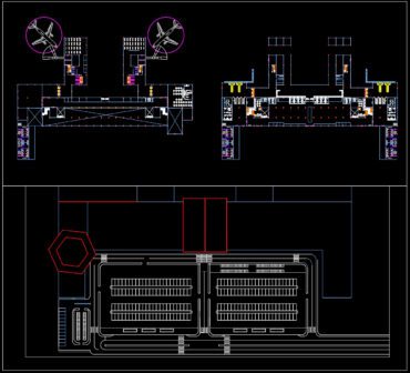 Free Download Of International airport design study Autocad Drawing DWG