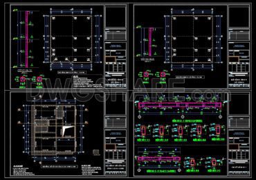 Structural Drawings Of 2-Story House A Complete Project 10.5x12m For ...