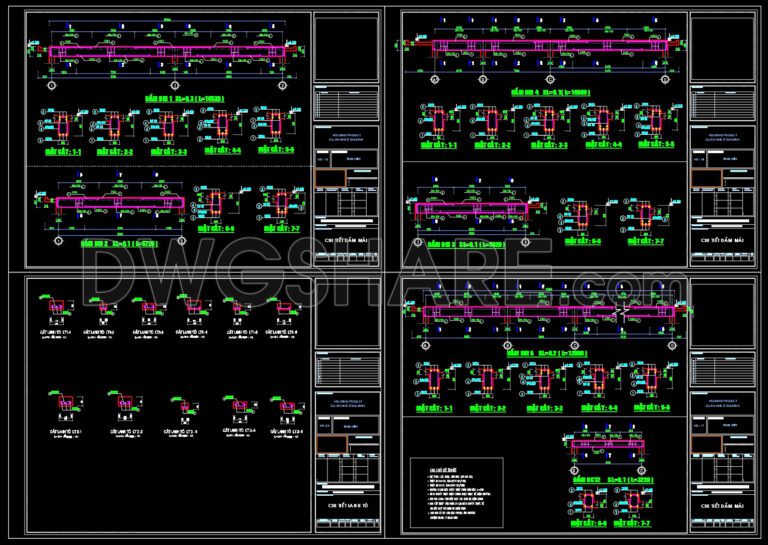 Structural Drawings Of 2-Story House A Complete Project 10.5x12m For ...