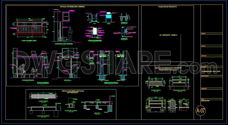 104.Autocad Drawings Of Urban street design sidewalks crosswalks ...