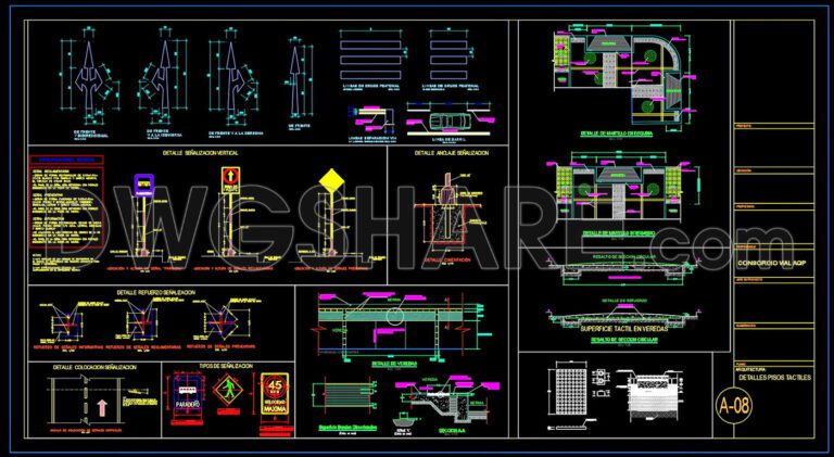 104.Autocad Drawings Of Urban street design sidewalks crosswalks ...