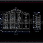 108.Gate and Fence DWG With Detailing For Free Download - Free Cad ...
