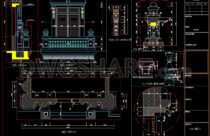 Security Check Point 3D Model AutoCAD File DWG
