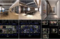 52.Wooden Wall Panelling Detail Drawing DWG