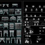 208.CAD Blocks Curtain for Living room - Free Cad Blocks, download DWG ...