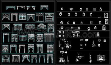 Restaurant Elevation and Outdoor Plans AutoCAD File DWG