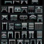 208.CAD Blocks Curtain for Living room - Free Cad Blocks, download DWG ...