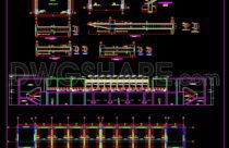 45 models of gypsum cornices and gypsum components in CAD drawings