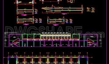 602. Free Download CAD File – Atrium Roof Grid Structure Details