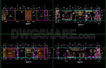 Modern House Plan AutoCAD File Free Download