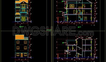 141.Arch Window CAD Blocks Elevation Design Free Download