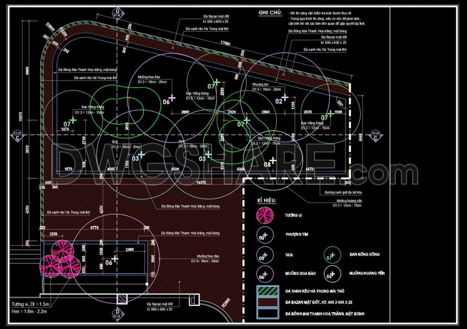 109.Autocad Drawings Of Landscaping for urban spaces For Download