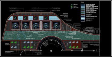 110.Autocad Drawings Of Landscaping for urban spaces For Download