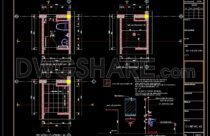 79.Autocad Drawings Of Pile Cap Layout and Sections Details For Download