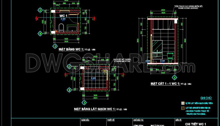 119.WC Layout Plan and elevations details AutoCAD drawing download ...