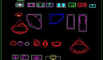 141.Arch Window CAD Blocks Elevation Design Free Download