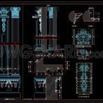 142.Free download of detailed autocad architectural drawings of column ...