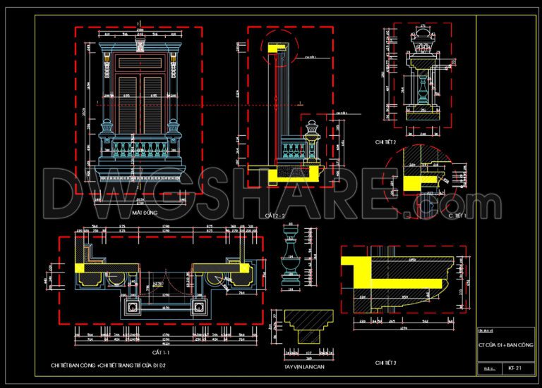 147.Free download of detailed autocad architectural drawings of column ...