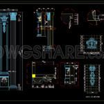 147.Free download of detailed autocad architectural drawings of column ...